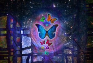 Blue Butterflies: The Messengers of Change and Communication
